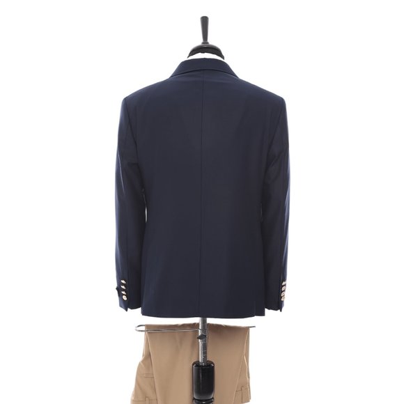 Derman | Suits & Blazers | Navy And Cream Double Breasted Suit By ...